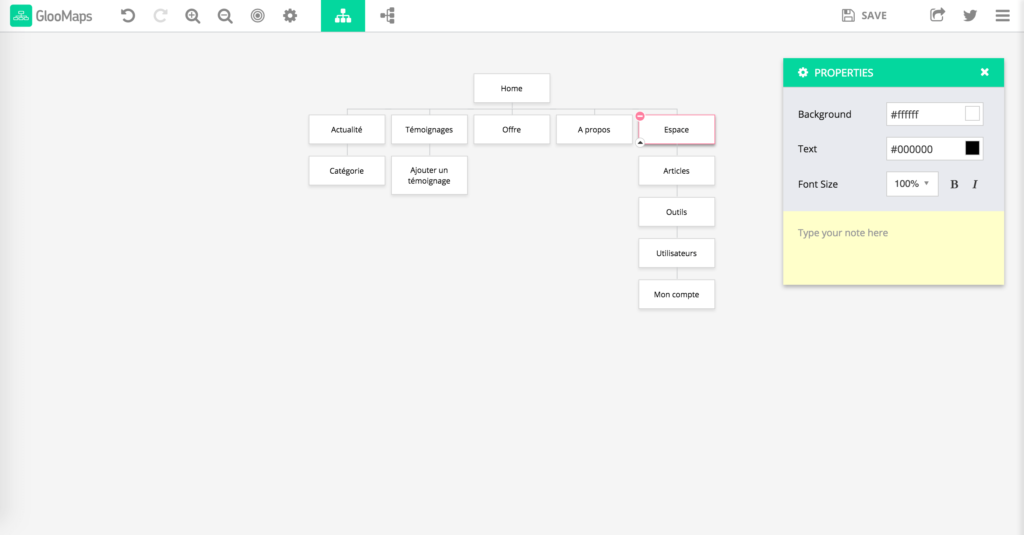 gloomaps : outil de mind mapping – Clement MONDARY