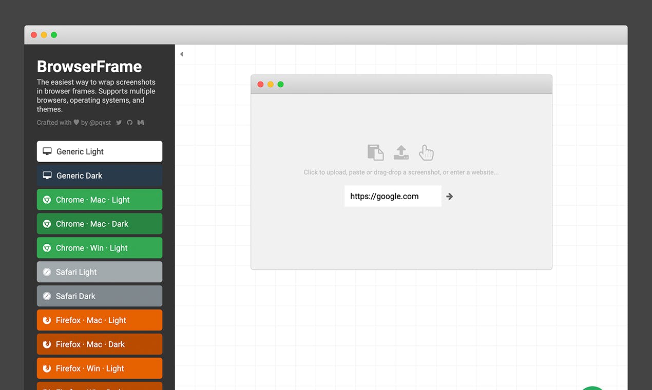 BrowserFrame : Envelopper vos captures d’un mockup de navigateur – Clement MONDARY