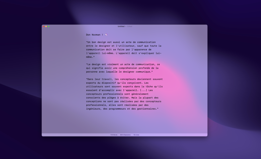 PLAIN TEXT EDITOR – Clement MONDARY
