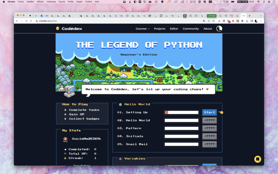 Codedex : La façon la plus amusante d’apprendre à coder – Clement MONDARY