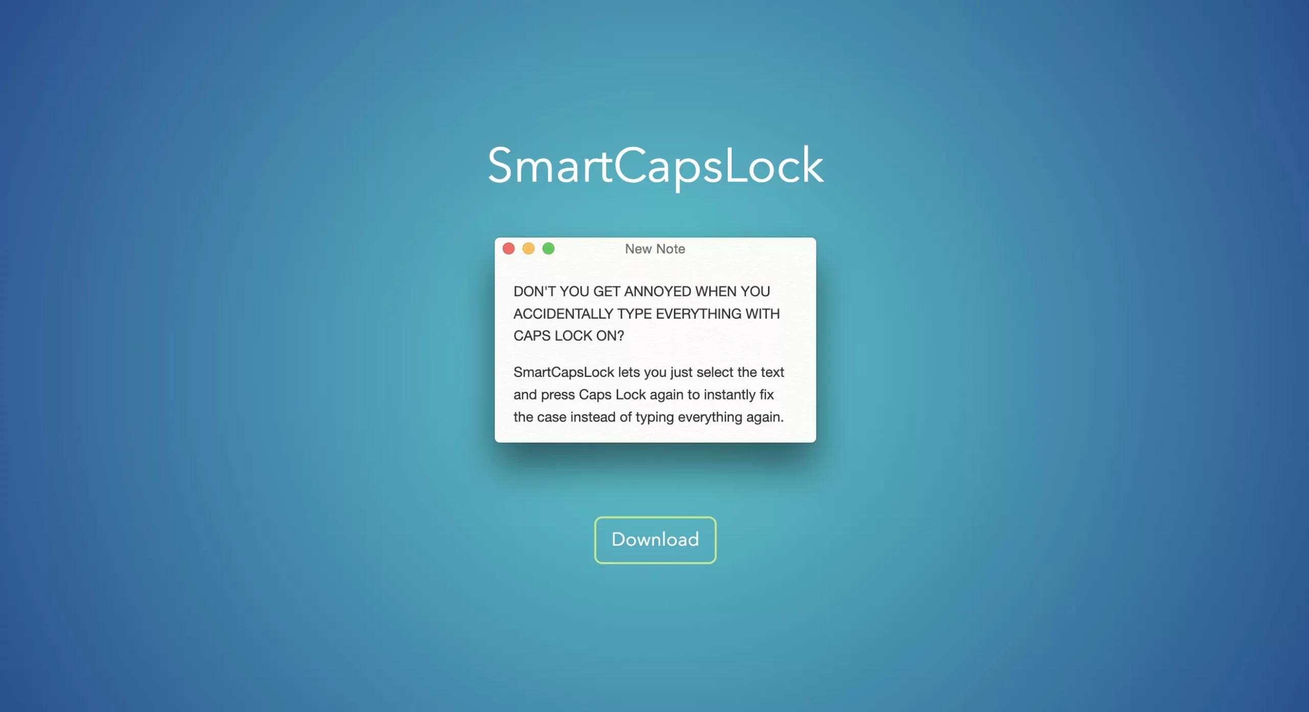 SMART CAPSLOCK : Vos majuscules automatiquement – Clement MONDARY