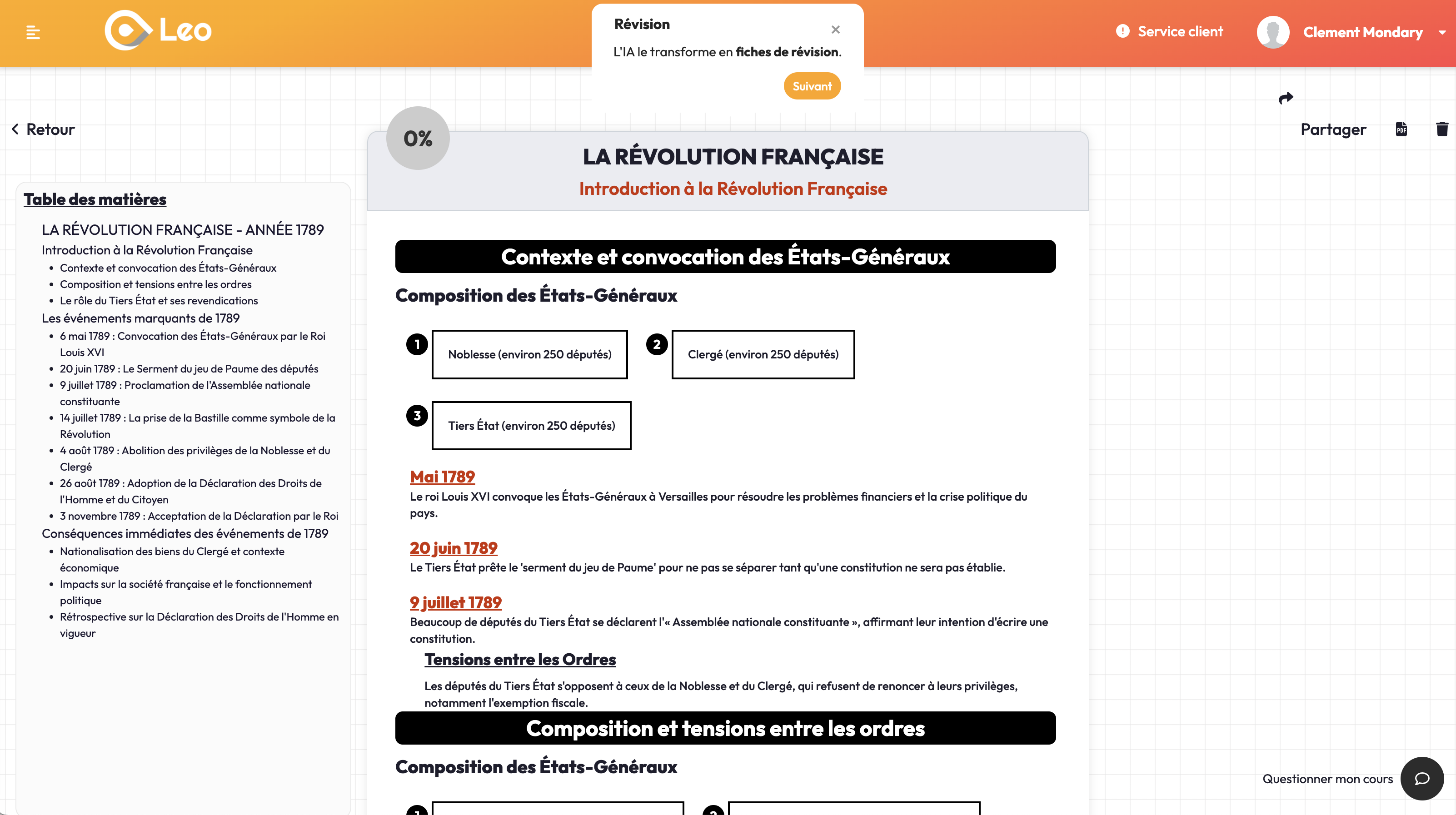 iamLEO.IA : l’intelligence artificielle pour étudiants – Clement MONDARY