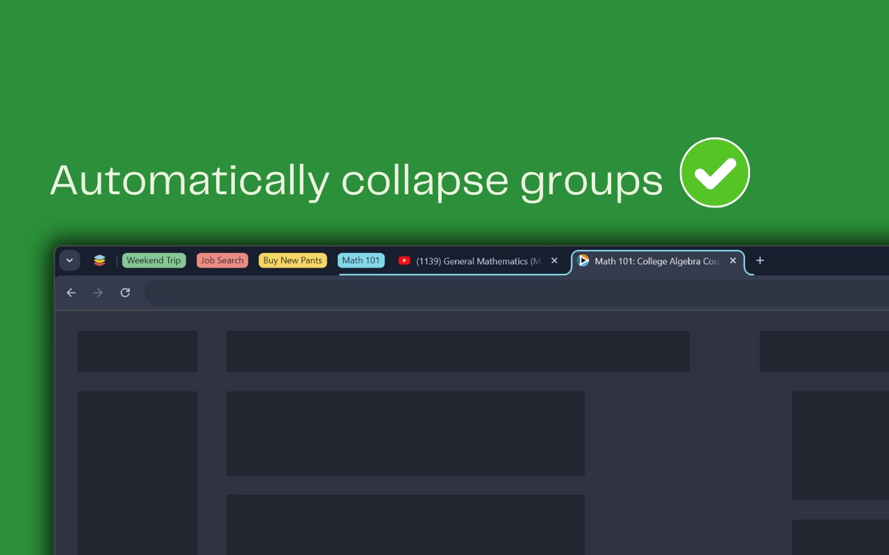 TIDY TAB GROUPS : Regroupez, réduisez et organisez vos onglets sans effort – Clement MONDARY