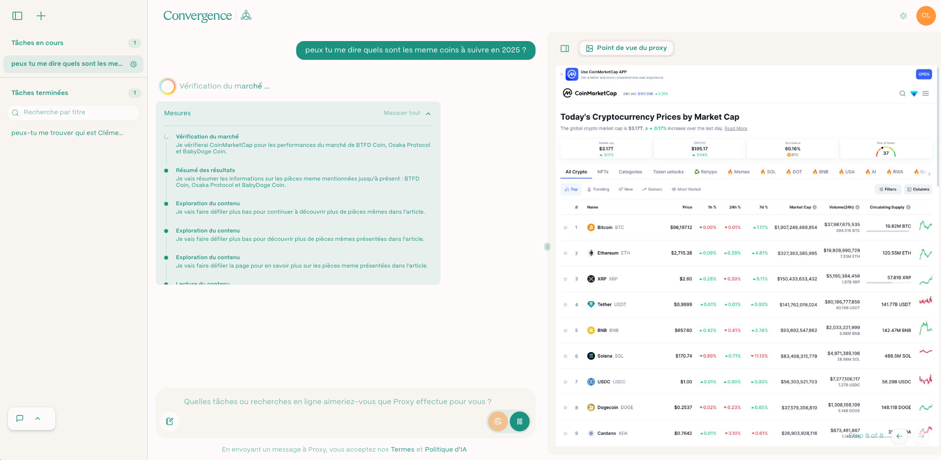 CONVERGENCE AI : Une IA qui effectue des actions à votre place dans votre navigateur – Clement ...