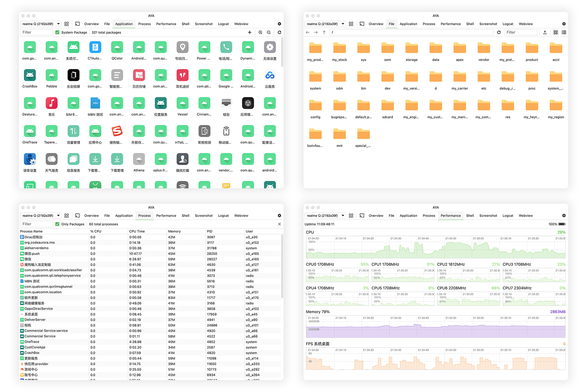 AYA : application bureautique adb pour Android – Clement MONDARY