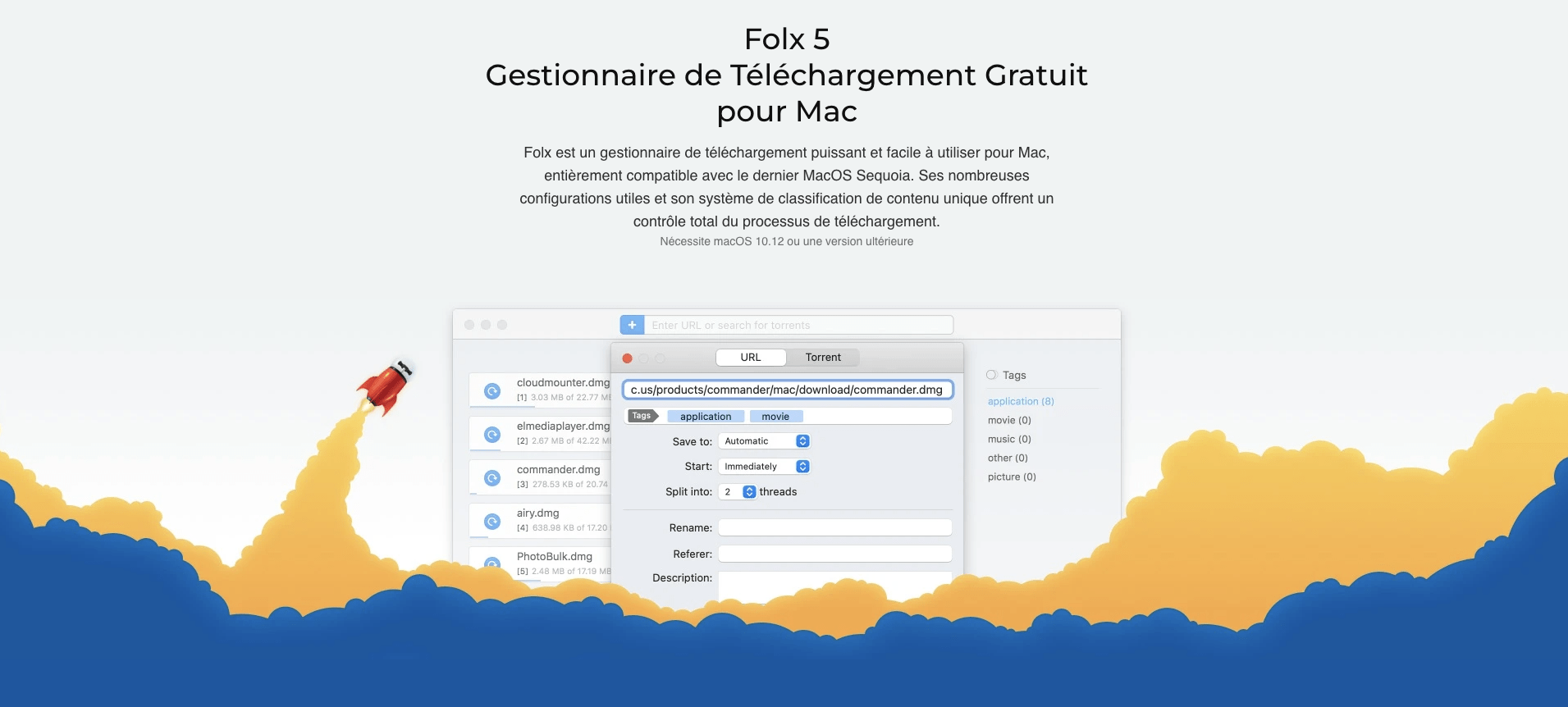 FOLX : Téléchargeur malin pour macOS – Clement MONDARY
