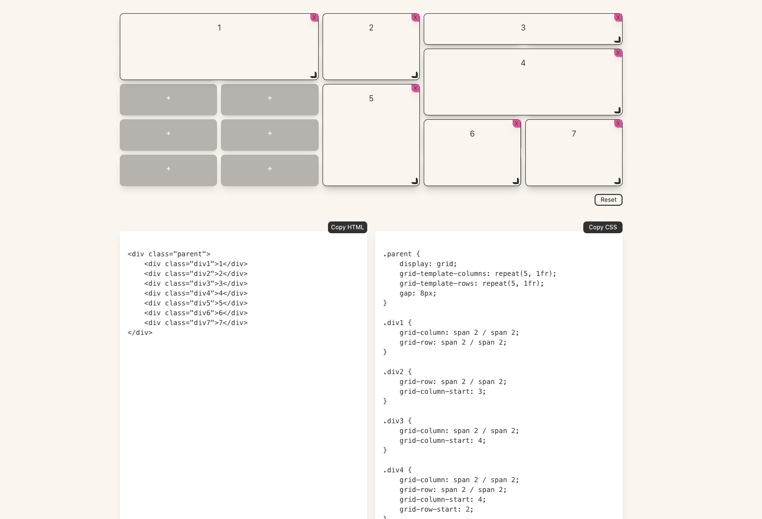 CSS Grid Generator : créez vos grilles CSS en un clin d’œil – Clement MONDARY