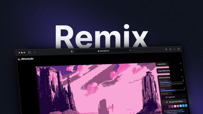 Dither Studio : L’art du ‘dithering’ pour des images au style rétro ...